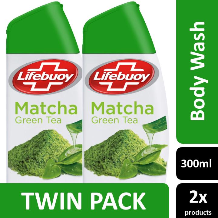 Jual Lifebuoy Sabun Cair Matcha Green Tea Botol 300 ml Twin Pack ...
