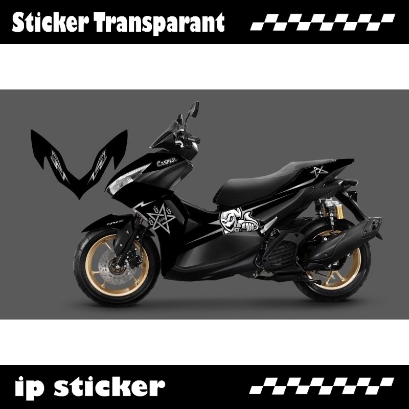 Jual STRIPPING COSTUM NEW AEROX 155 DESIGN CASPER LIMITED STICKER VIRAL ...