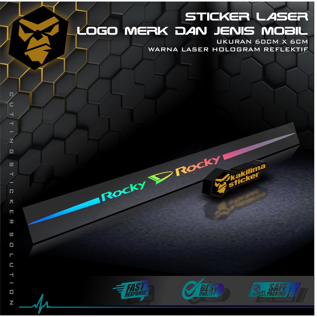 Jual Sticker Laser Mobil. Sticker Laser Logo Merk dan jenis Mobil ...