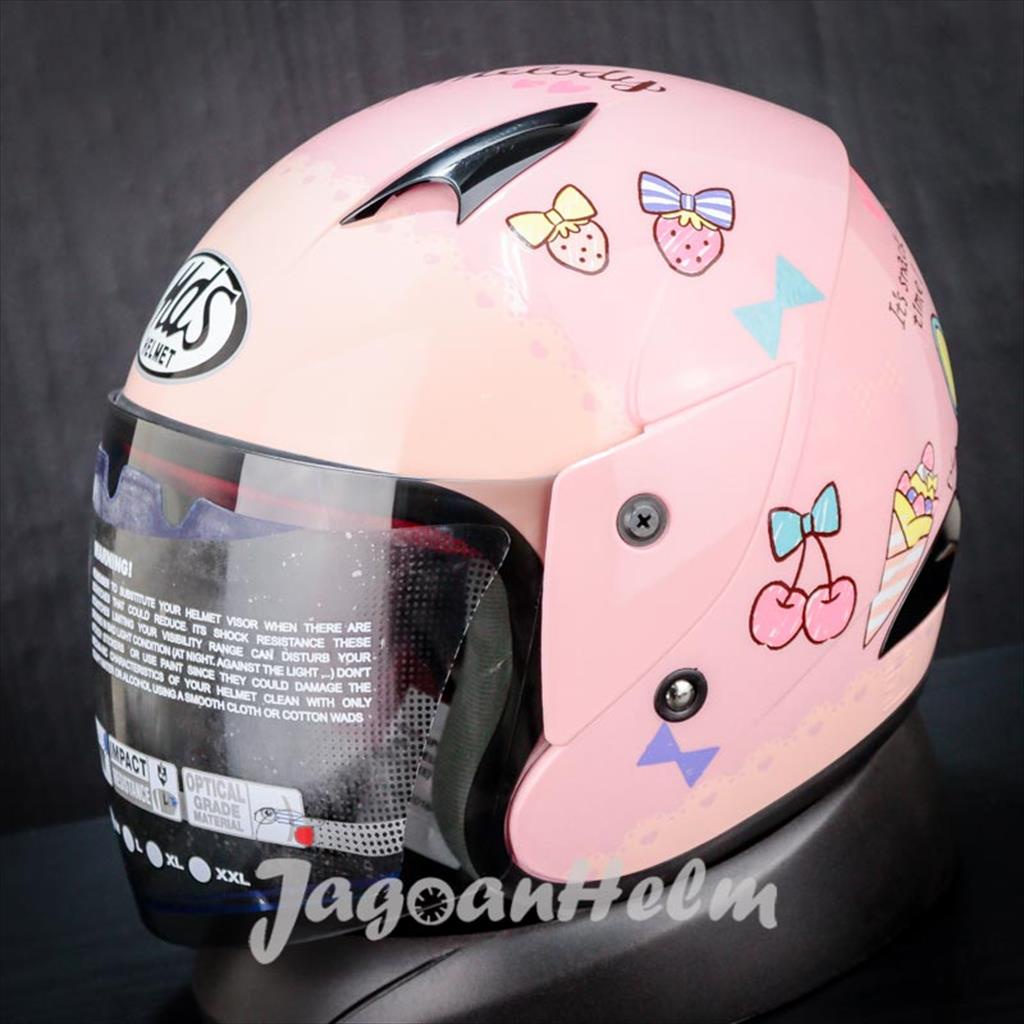 Jual MDS HELM SPORT R3 JR SANRIO MY MELODY #1 | PINK PASTEL PINK | ANAK ...