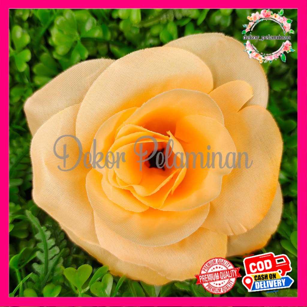 Jual COD 1PCS KELOPAK KEPALA KUNTUM BUNGA MAWAR PLASTIK ARTIFICIAL ...