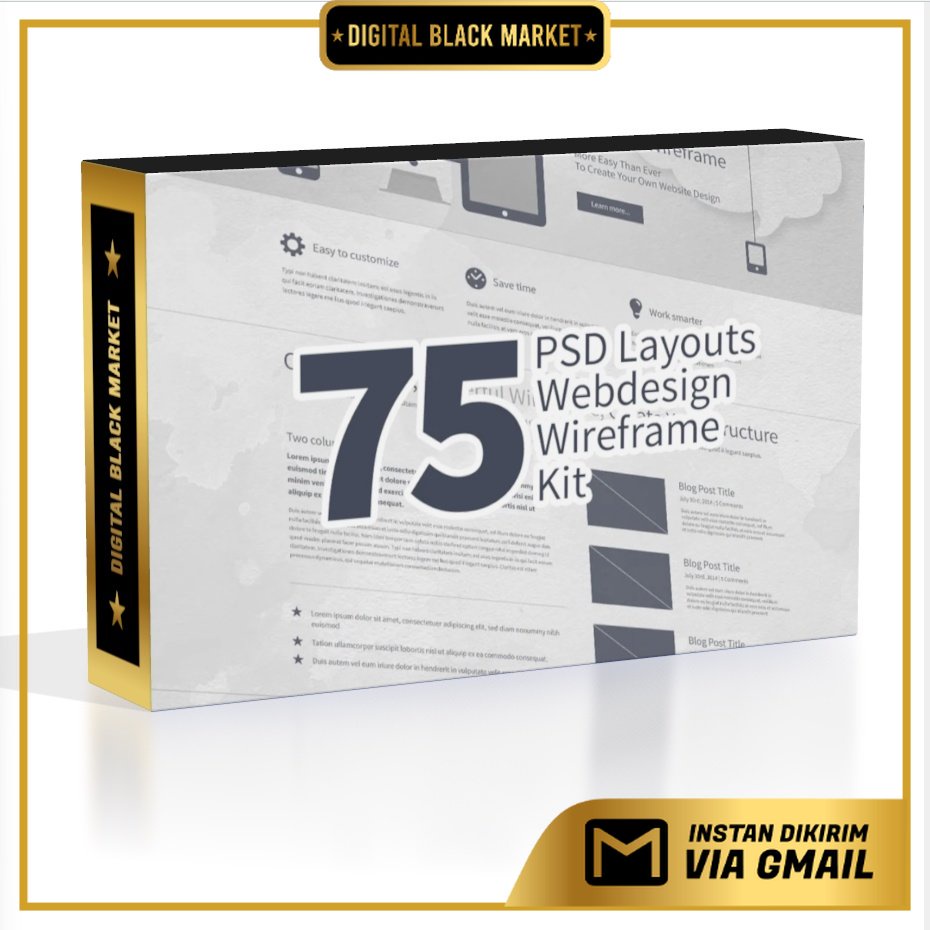 Jual 75 Layouts Webdesign Wireframe Kit | Shopee Indonesia