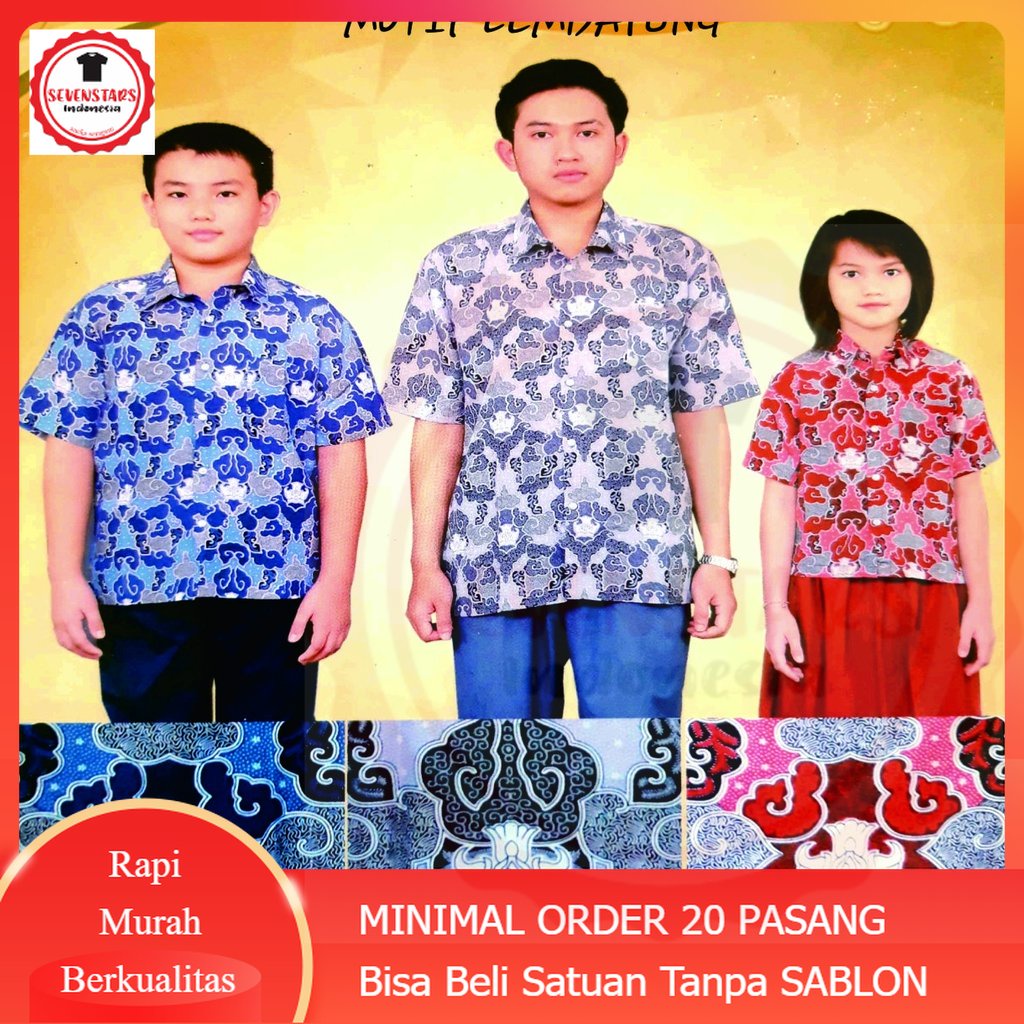 Jual BATIK MOTIF LEMBAYUNG I KAIN BATIK SMA MURAH I BAJU BATIK JADI ...
