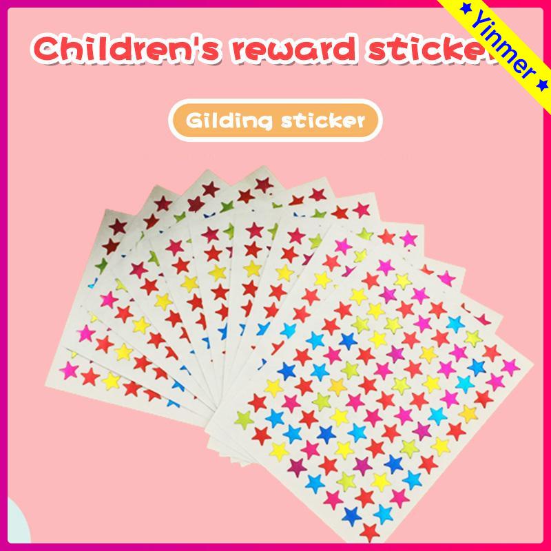 Jual COD 10 Lember Sticker Reward Star Stiker Bintang Besar Kecil ...