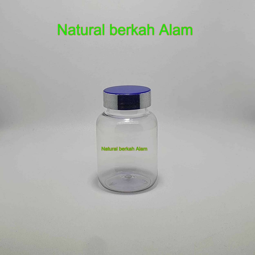 Jual Botol 135 ml Omega Natural Cap List Silver / Botol Obat / Botol ...