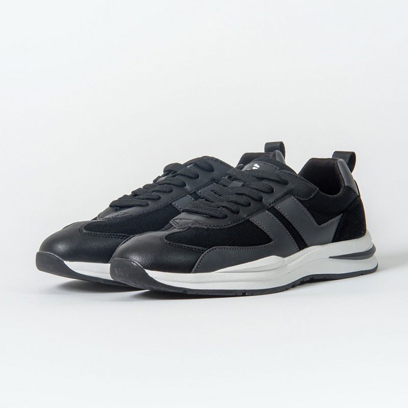 Jual 3Second Sepatu Sneakers Pria Basic Lifestyle Shoes Hitam 050423 ...