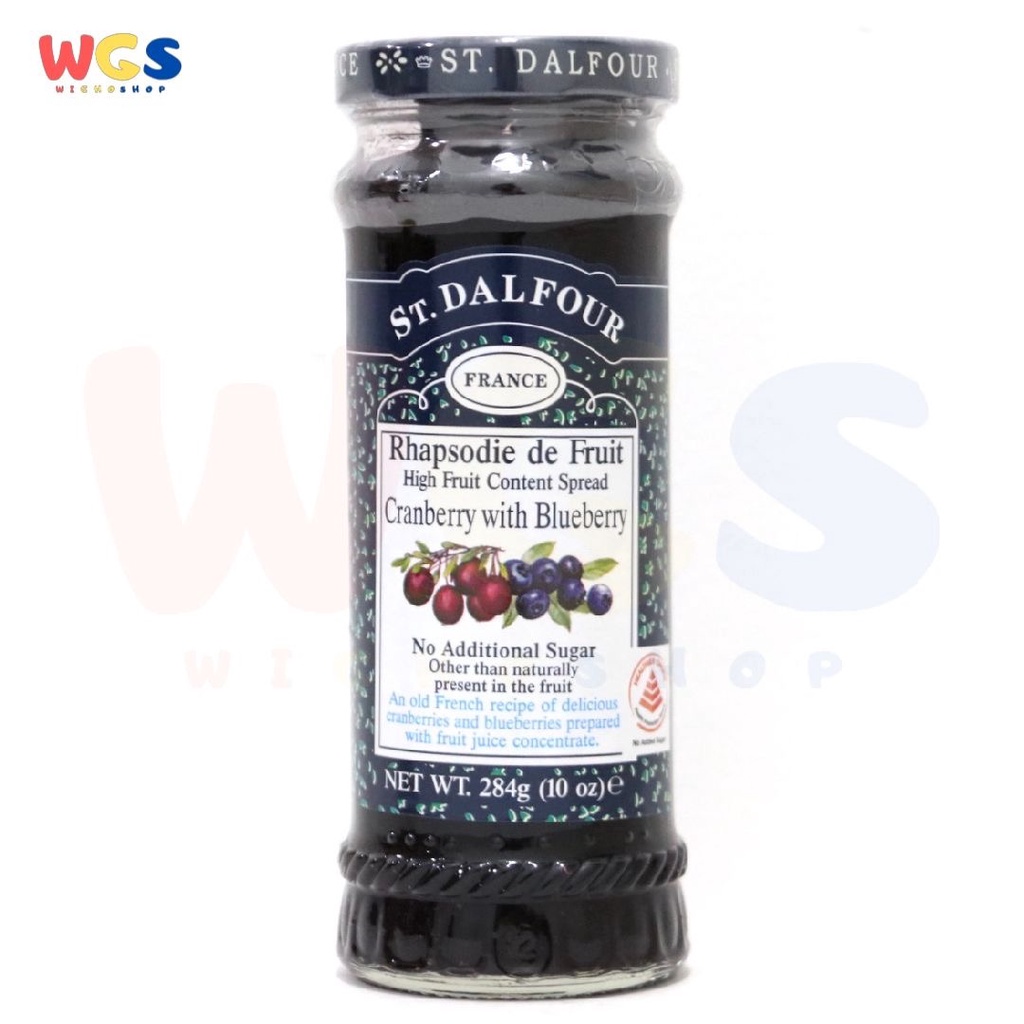 Jual Selai St. Dalfour Cranberry With Blueberry Fruit Spread 284 gr ...