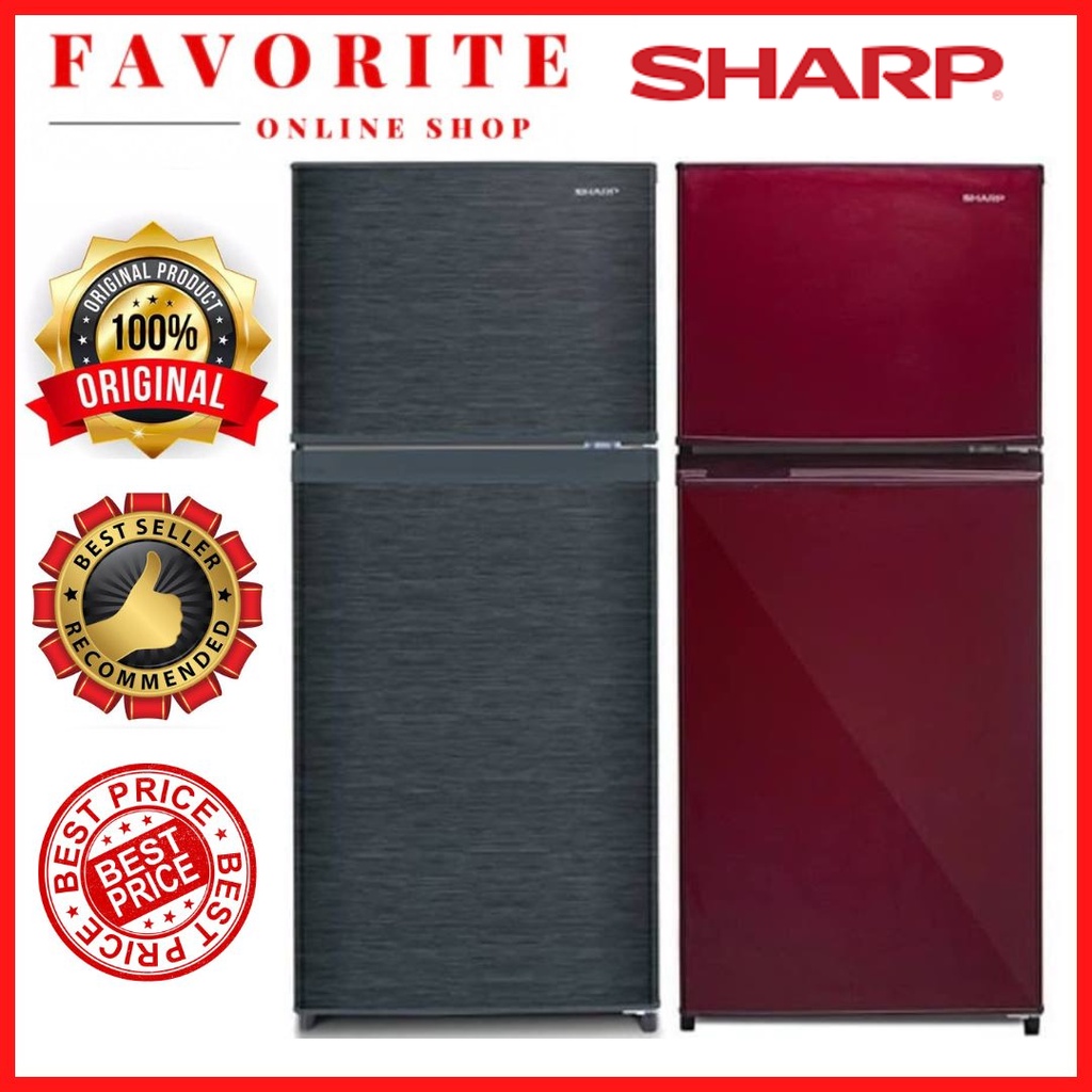 Jual KULKAS SHARP SJ-195MD SJ 195 MD LEMARI ES 2 PINTU LOW WATT 152 ...