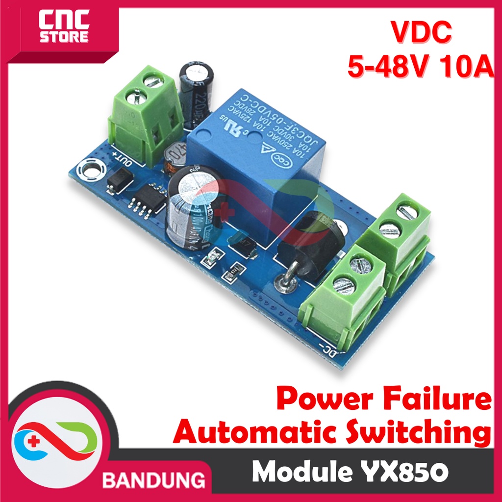 Jual YX850 POWER FAILURE AUTOMATIC SWITCHING DC 5-48V 10A | Shopee ...