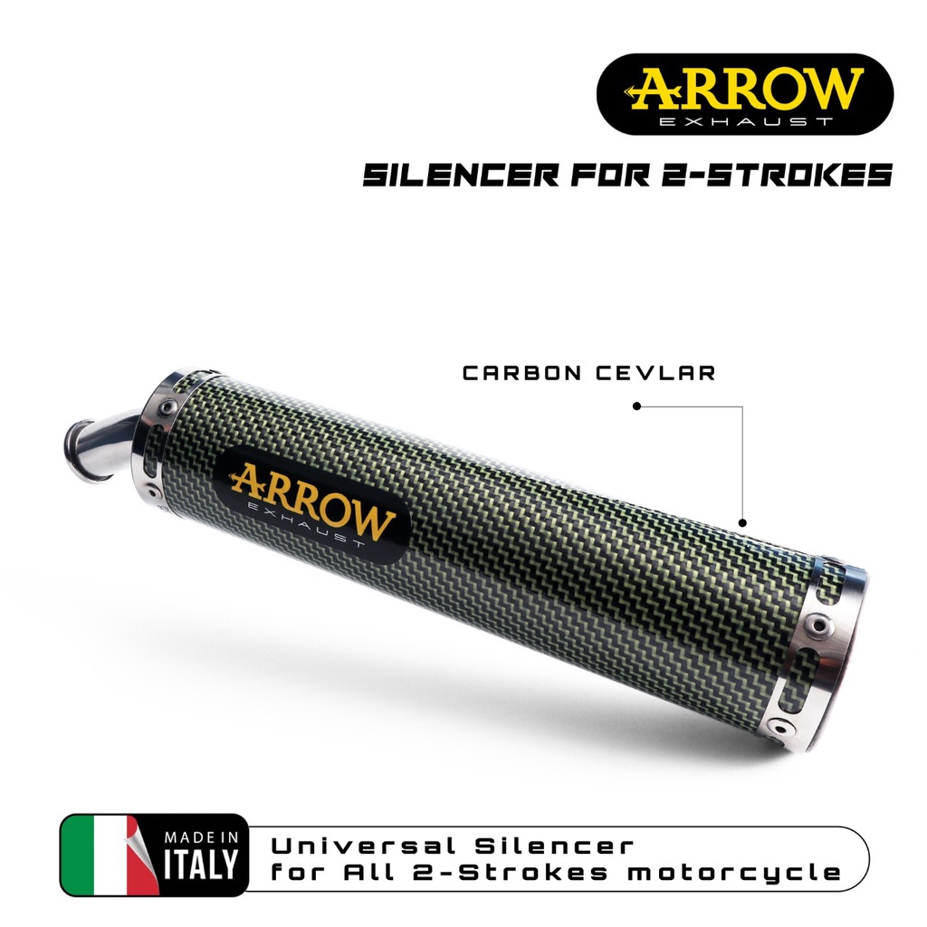 Jual Arrow Exhaust 2 Stroke / Knalpot 2 Tak Universal Silencer Only ...