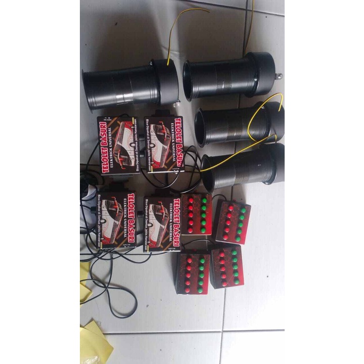 Jual Klakson Basuri Elektrik 12&24v Telolet Lagu Viral V3 fullset ...
