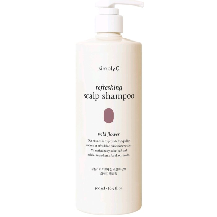 Jual SimplyO Refreshing Scalp Shampoo 500ml | Shopee Indonesia