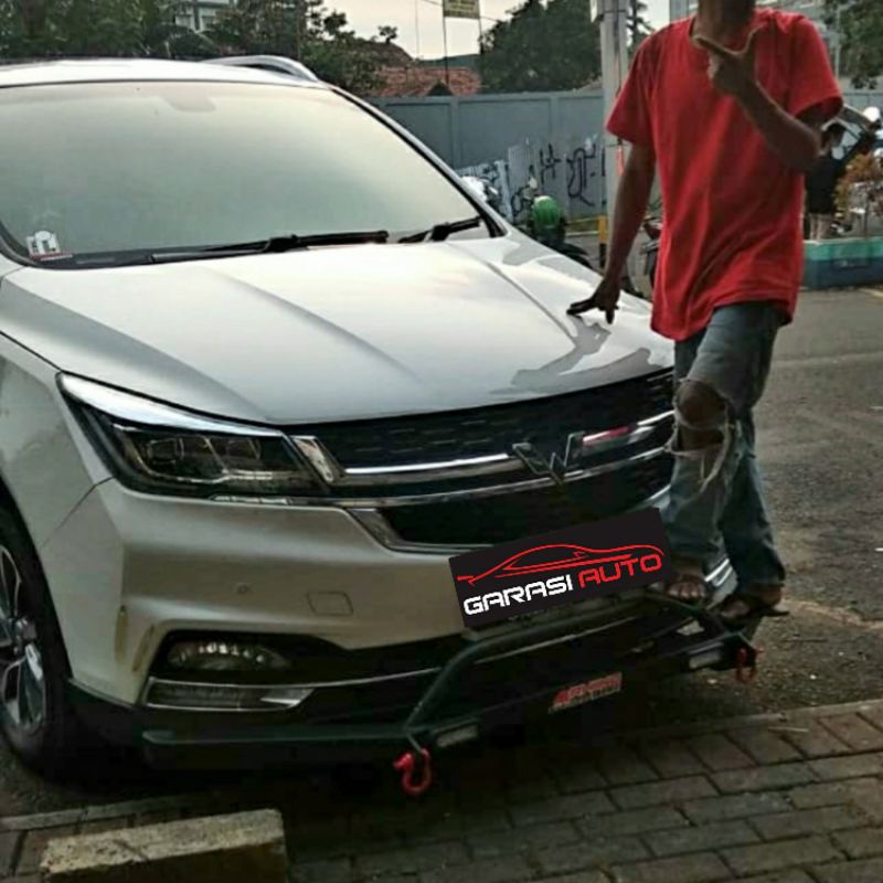 Jual Tanduk Depan Wuling Confero Bumper Guard Rhino Towing Bar Bahan ...