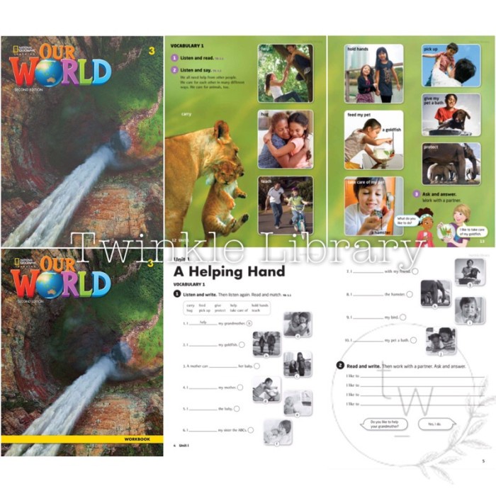 Jual Our World Starter 1 2 3 4 5 6 2nd edition Student’s Book / Workbook - Level 3, Student's ...