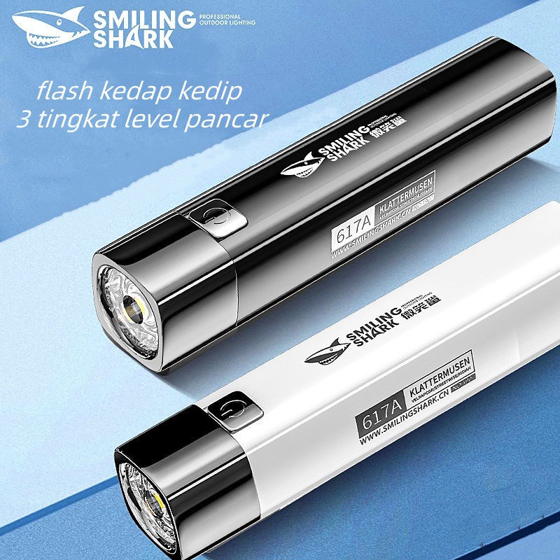 Jual Original Super Bright Mini LED Torch/Hingga 600 Meter/Long Range ...