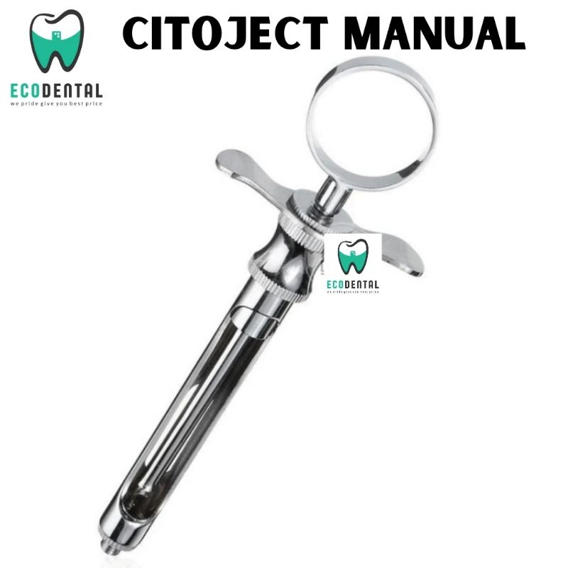 Jual Dental Cytoject Citoject/ Self Aspirating Dental Cartidge/ Metal ...