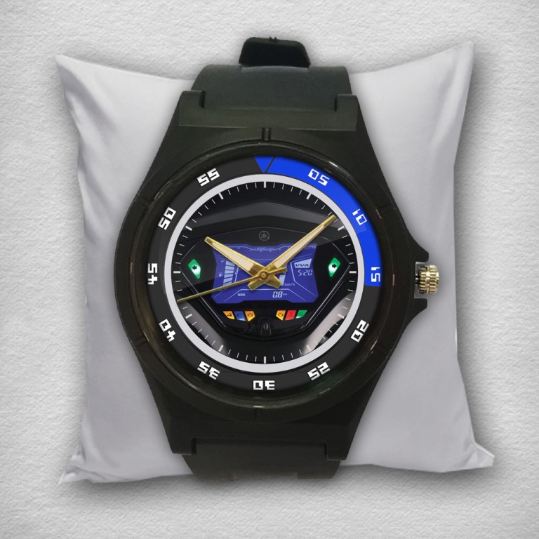 Jual Jam Tangan Custom Speedometer Yamaha AEROX Terbaru Keren | Shopee ...