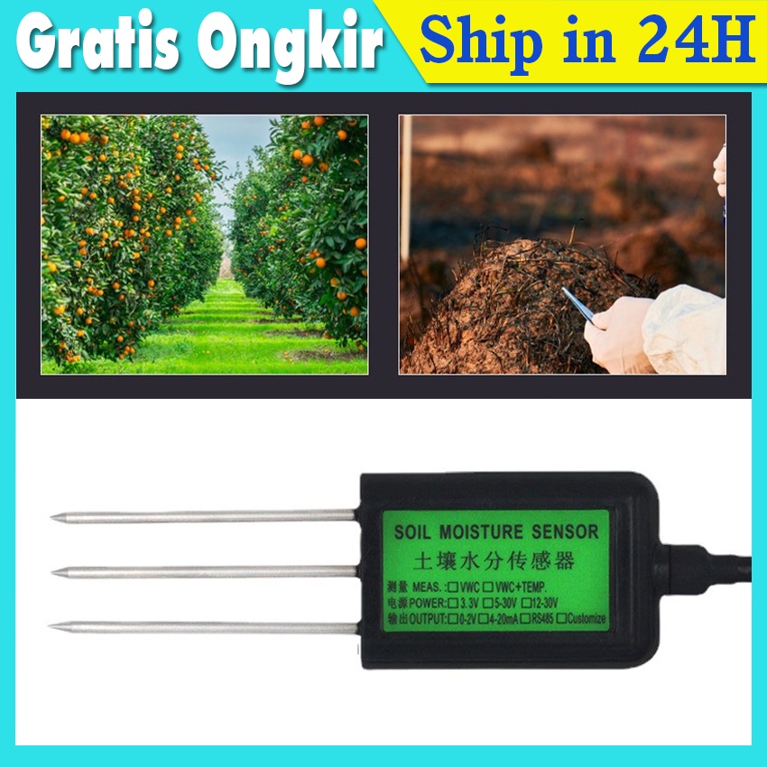 Jual Alat Deteksi Kesuburan Tanah Tanaman / Sayuran Resistive Humidity ...