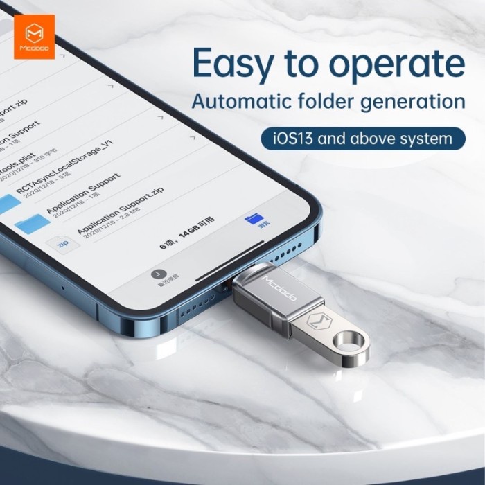 Jual Mcdodo OT8600 OTG USB A 3.0 to Lightning IPhone IOS Adapter ...