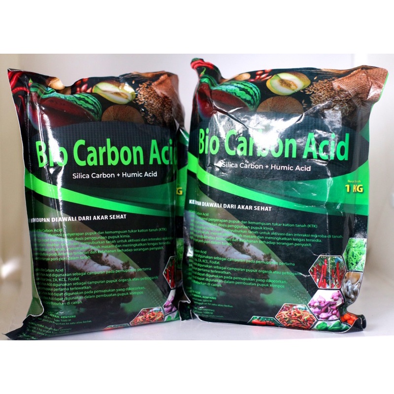 Jual Pupuk Bio Carbon Acid 1 kg Silica Carbon + Humic Acid | Shopee ...