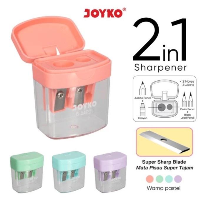 Jual Serutan Pensil JOYKO B-24PTL | Shopee Indonesia