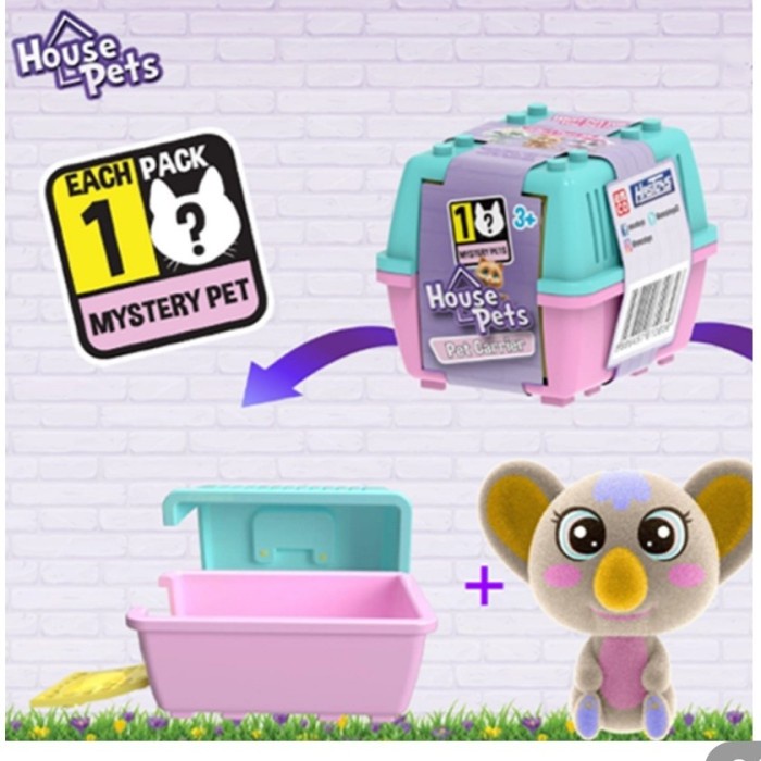 Jual EMCO House Pets Carrier Mystery Pets Animal Toys Collectible ...