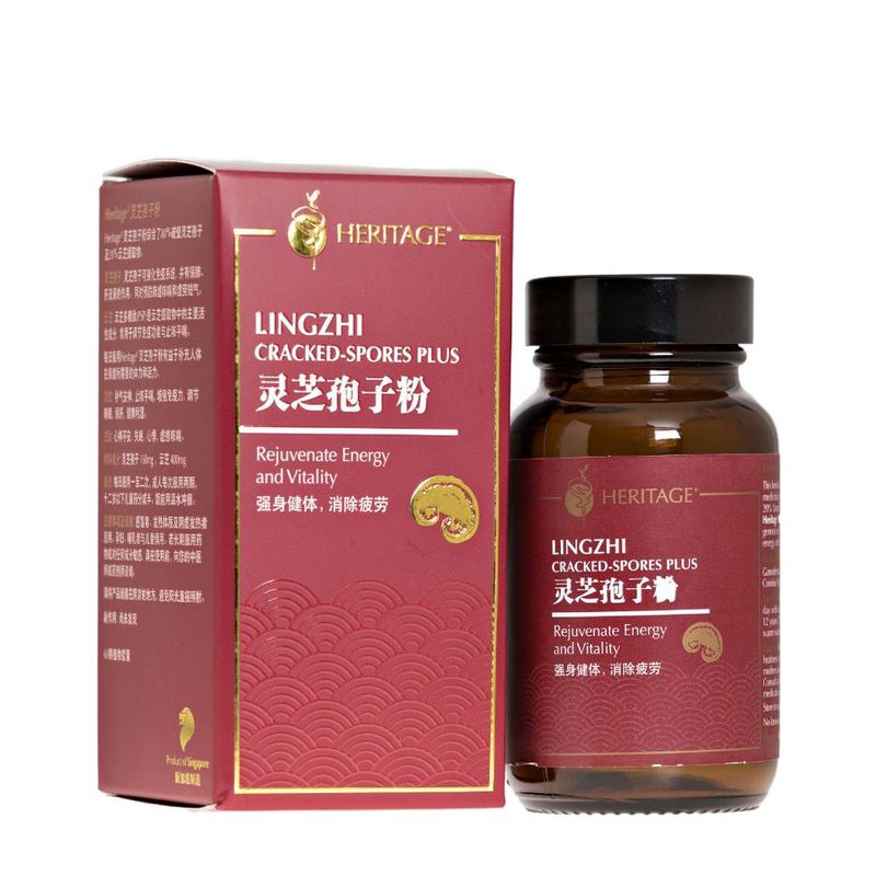 Jual HERITAGE Lingzhi Cracked Spores Plus 60s (SPORE) | Shopee Indonesia