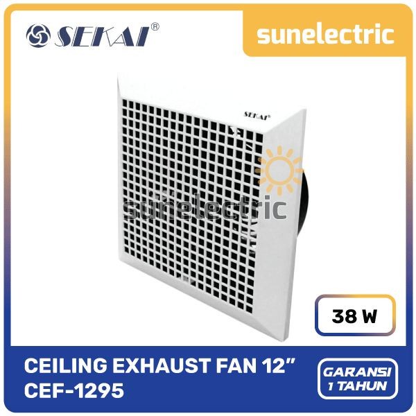 Jual SALE Sekai CEF-1295 Ceiling Exhaust Fan - Kipas Exhaust Plafon 12 ...