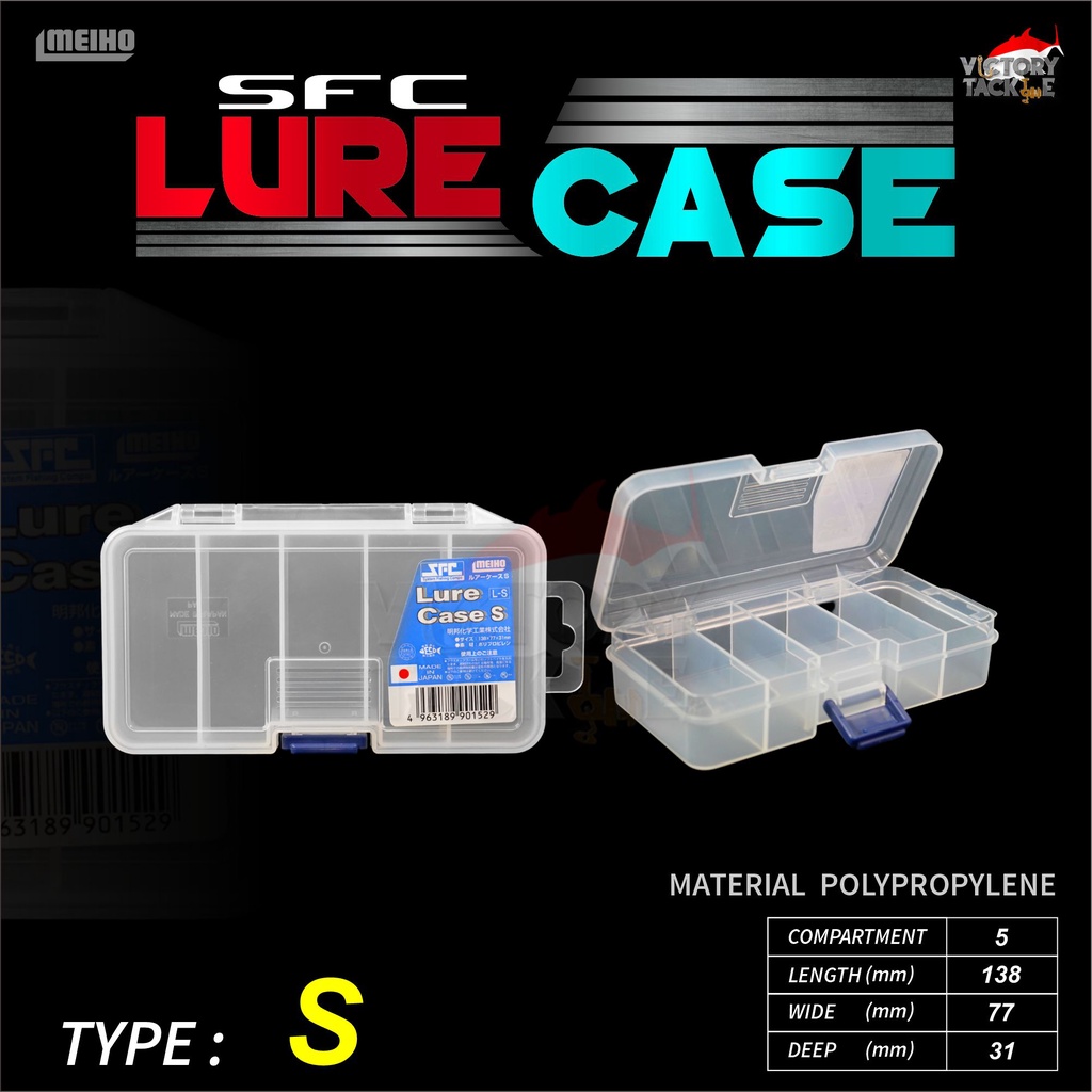 Jual Box Pancing | Box Umpan Pancing | Meiho Lure Case S | Shopee Indonesia