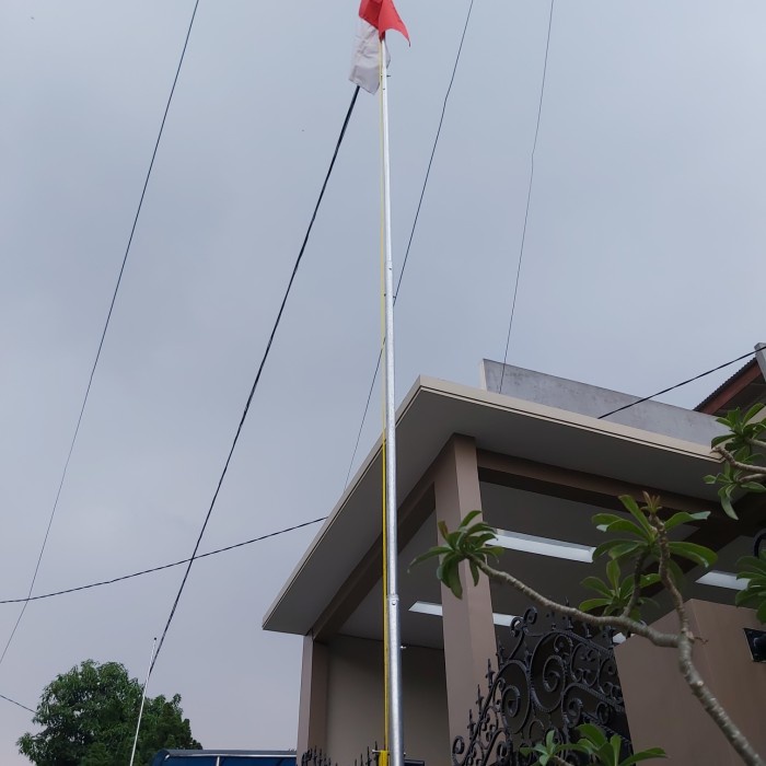 Jual Tiang bendera umbul umbul 6 meter anti karat | Shopee Indonesia
