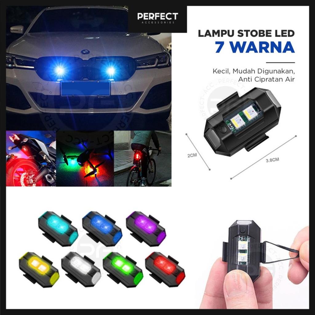 Jual LAMPU LED KEDIP SEPEDA MOTOR MOBIL LAMPU LED USB MODEL PESAWAT ...