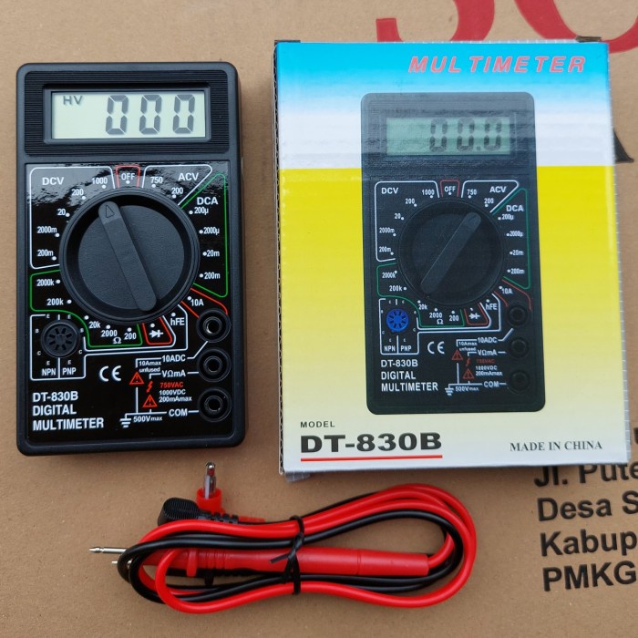 Jual VIA PART tester alat ukur volt multi tester multitester avo meter ...