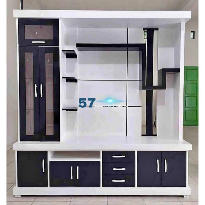 Jual Lemari Partisi Pajangan Penyekat Ruangan Bahan Multiplek HPL Free ...