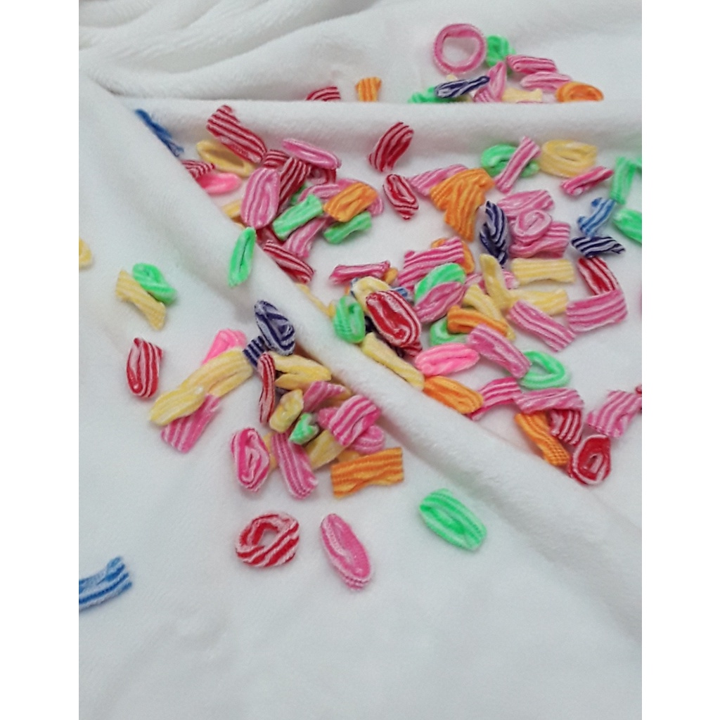 Jual Karet Kuncir Donat Mini Motif Garis Mix Warna ( EDW - KS 0354 ...