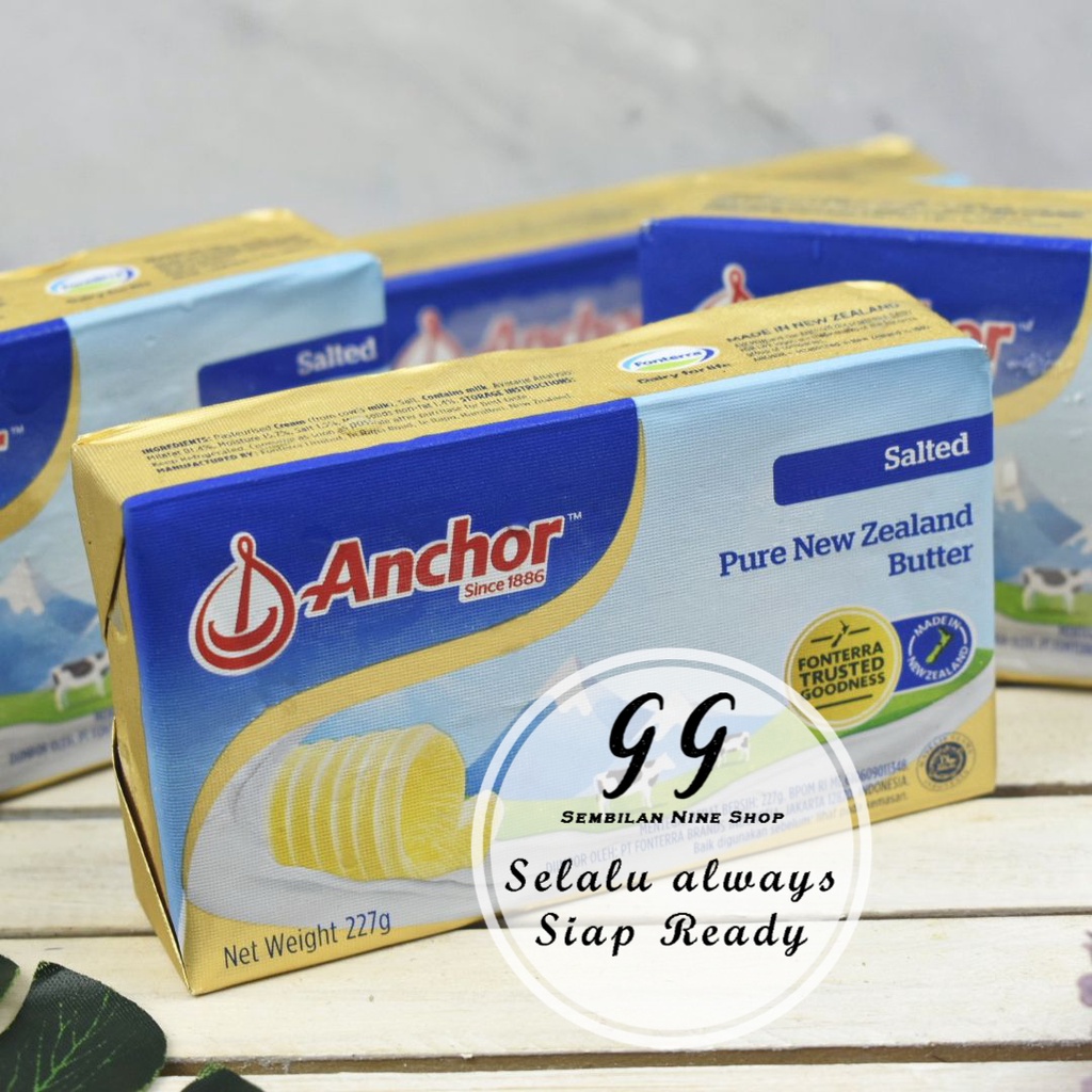 Jual Anchor SALTED Butter 227 Gram Mentega Asin Buter Sekarang Berubah ...