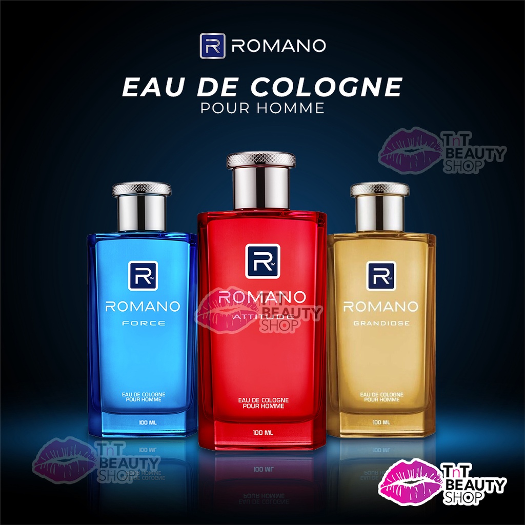Jual Romano Eau De Cologne 100ml - EDC | Force - Grandiose - Attitude ...
