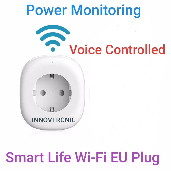 Jual Smart Life Power Monitoring EU Plug Wi-Fi Switch AC & Elec Equip ...
