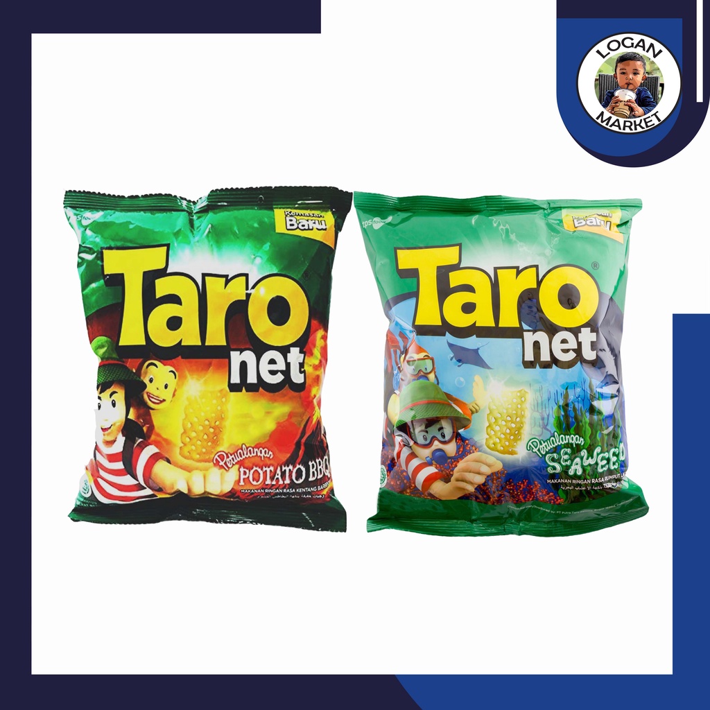 Jual Taro Net Snack Seaweed Potato BBQ Barbeque 65gram 65 gram | Shopee Indonesia