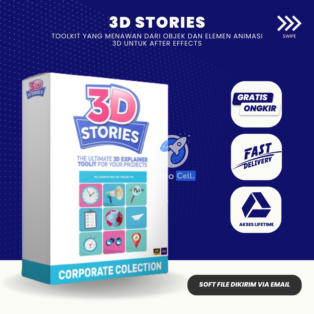 Jual 3D STORIES EXPLAINER TOOLKIT After Effects Template - Corporate Collection AE Layanan ...