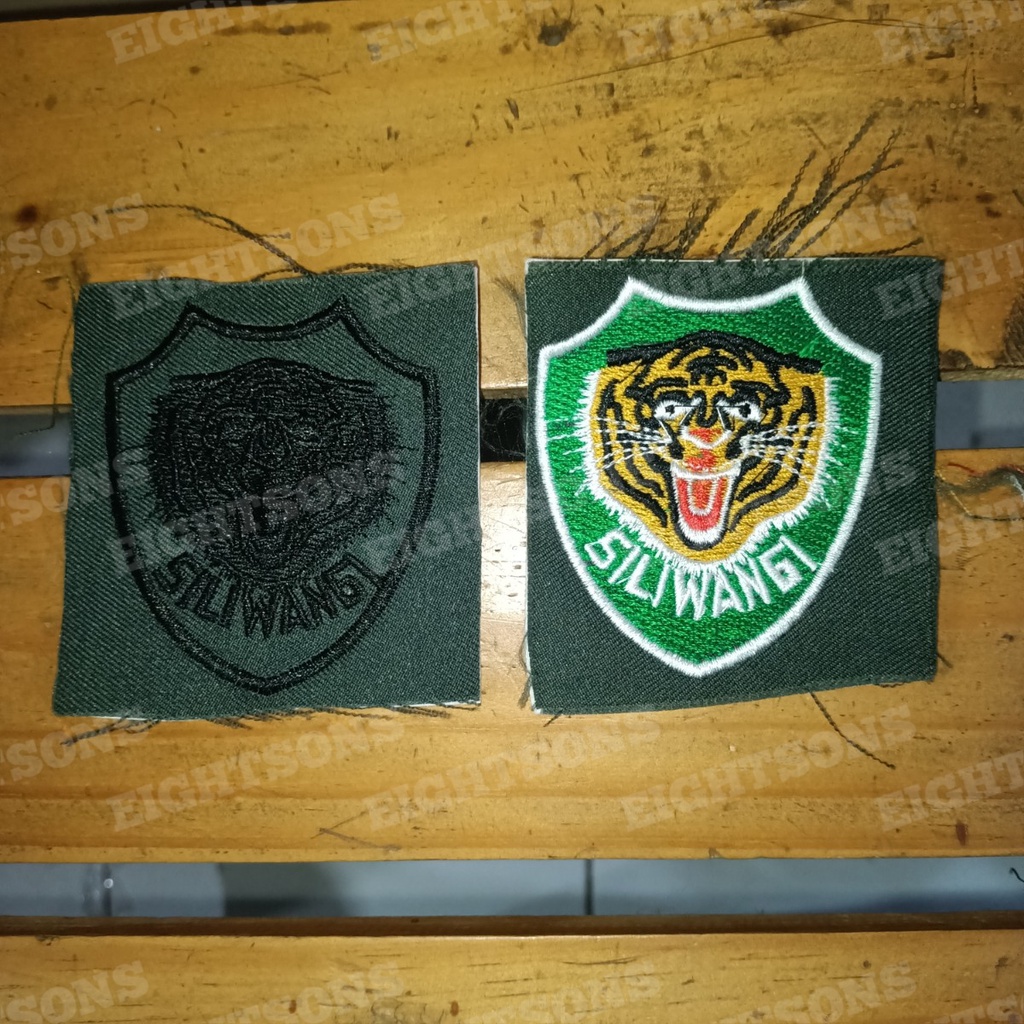 Jual Bordir Bed Badge Lambang PDL PDH Kodam Siliwangi Tentara TNI AD ...