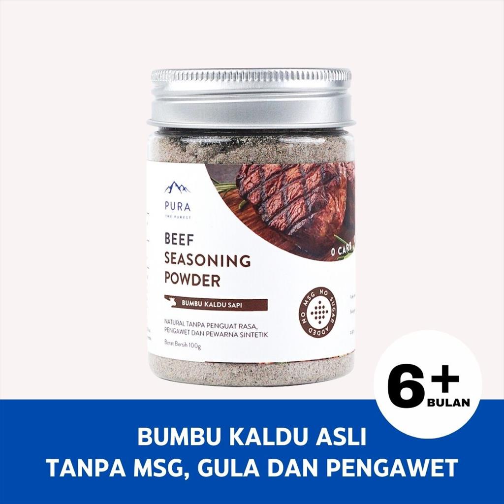 Jual PURA Seasoning Kaldu Sapi Asli Non MSG Kaldu MPASI Beef Powder ...
