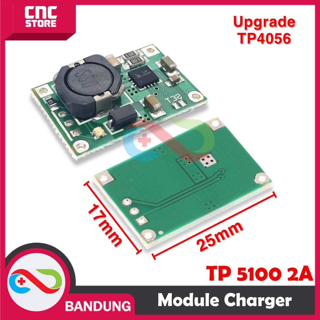 Jual TP5100 TP 5100 2A UPGRADE TP4056 MODULE CHARGER 18650 BATTERY ...