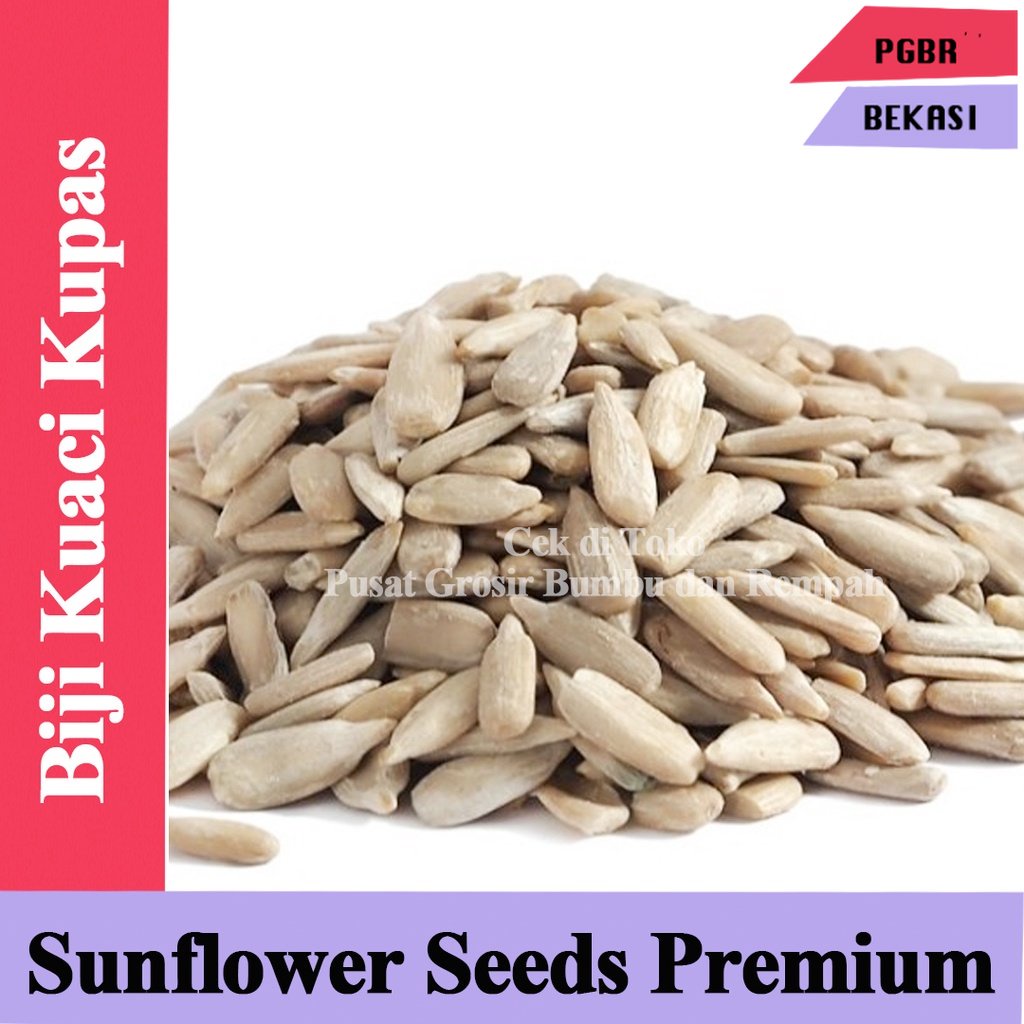 Jual Sunflower Seed 250 gr / Organic Premium Raw Sunflower seeds / Biji ...