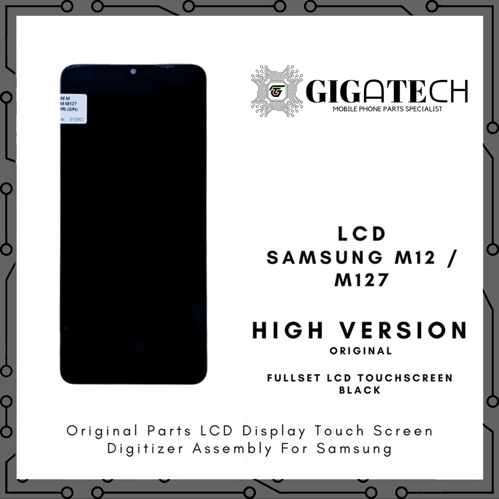 Jual LCD Samsung M12 / M127 Original 100% Fullset Touchscreen Garansi 1 ...