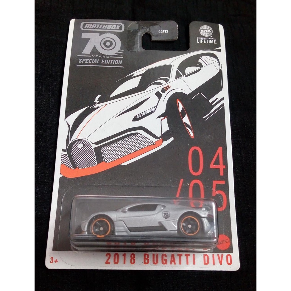 Jual Matchbox - 2018 Bugatti Divo Silver | Shopee Indonesia
