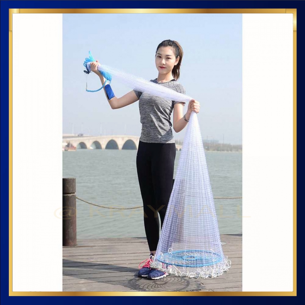 Jual Jaring Pancing Ikan Lempar Fishing Throw Net Cage SE4 | Shopee Indonesia