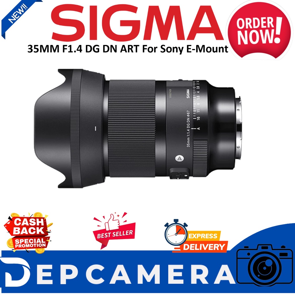 Jual Lensa SIGMA 35MM F1.4 DG DN ART For Sony E-Mount - UNIT ONLY | Shopee Indonesia
