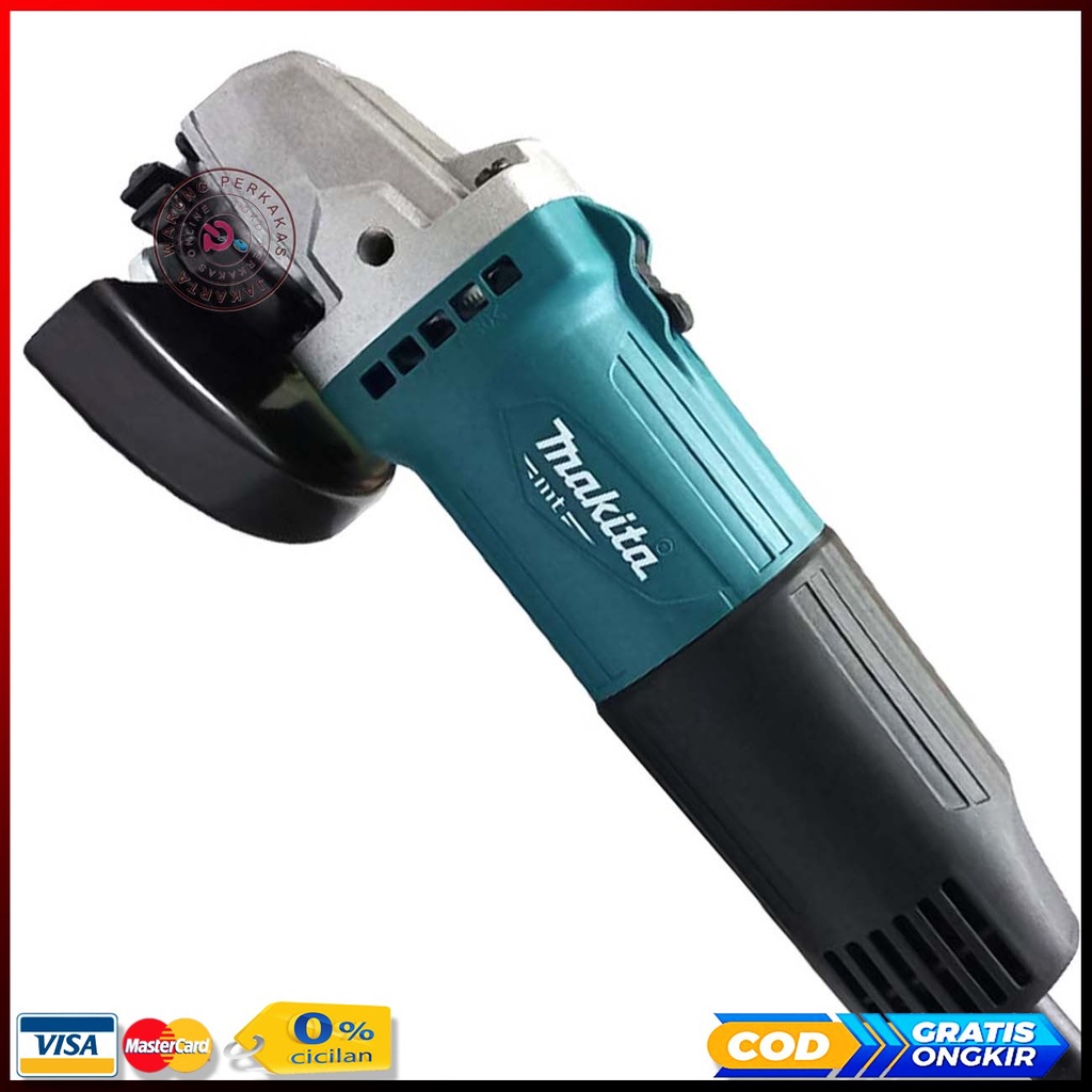 Jual Electrik Angle Grinder 4" Makita M0900B | Mesin Gerinda Simple ...