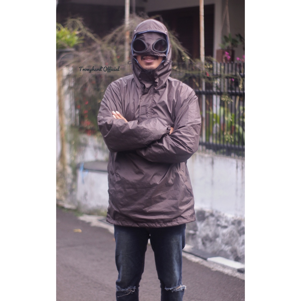Jual JAKET OOTD KONSER OOTD CAFE/ Jaket Waterprof Goggle glas jaket ...