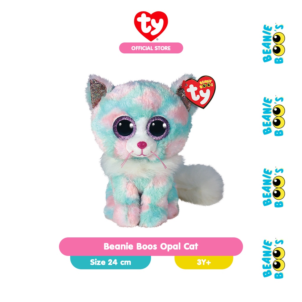 Jual TY Beanie Boos Opal Cat (Medium) - Boneka Kucing | Shopee Indonesia